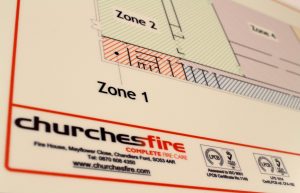 Customised Fire Alarm Zone Plans from Churches Fire